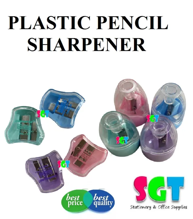 DAIMARSE Plastic Pencil Sharpener ( Random Colour ) - 1 pc | Lazada