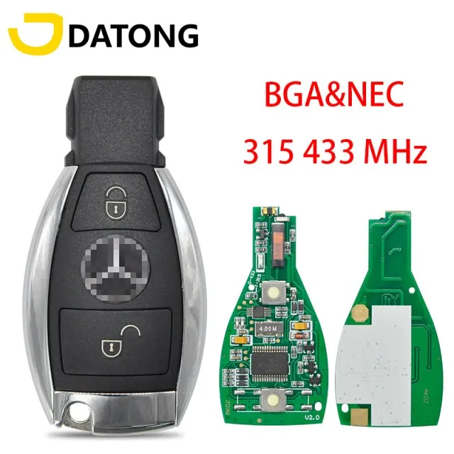 Datong World Car Remote Key For Mercedes Benz A C E S Class BGA NEC 315 ...