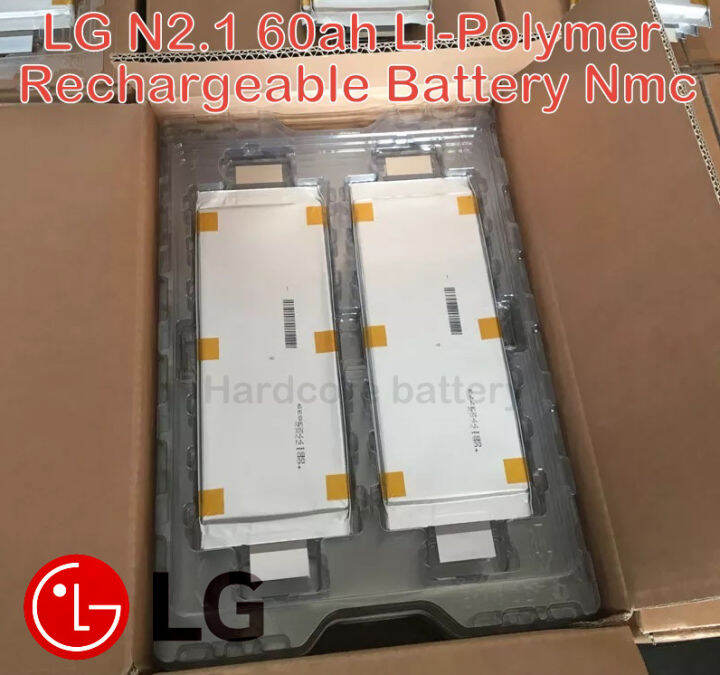 ORIGINAL LG Chem N2.1 60ah Li-Polymer Lithium ion korea Rechargeable Battery 3.6V 3.7V NMC cell ...