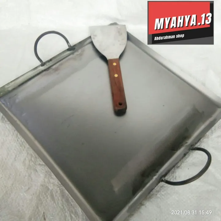 WAJAN DATAR ANTI LENGKET / WAJAN ROTI BAKAR / KEBAB UKURAN 30CM DAN ...