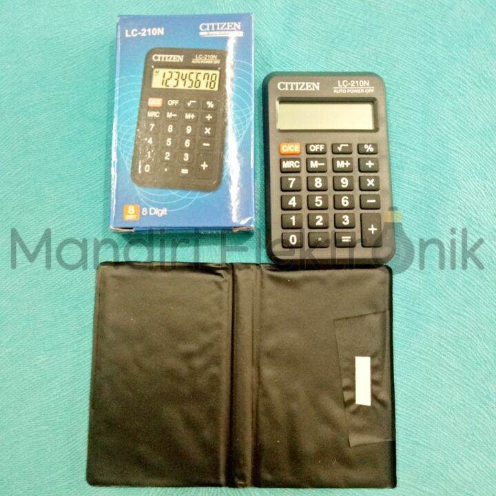 Kalkulator Citizen LC-210N 8 Digit Kalkulator Saku Kecil | Lazada Indonesia