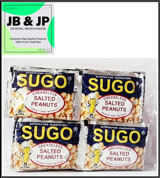 Sugo Greaseless Salted Peanuts 6g 1 Pack 20pcs | Lazada PH