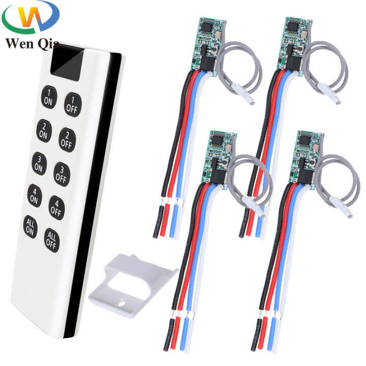 Smart Home 433mhz Mini Switch Wireless Remote Controller DC 3.6V 6V 12V ...