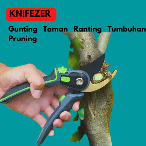 BEST SELLER KNIFEZER Gunting Taman Ranting Tumbuhan Pruning Shear ...