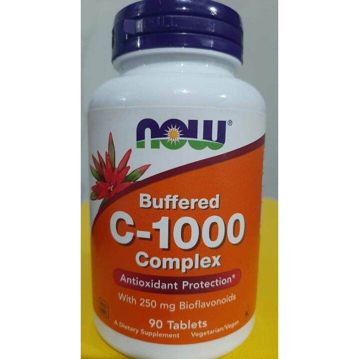 Buffered Vitamin C Complex 1000mg with Bioflavonoids Rutin etc 90 tablets Non-acidic Vit. C ...
