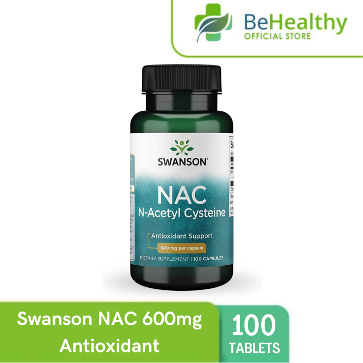 Swanson NAC 600 MG 100 Caps. Antioxidant | Lazada PH