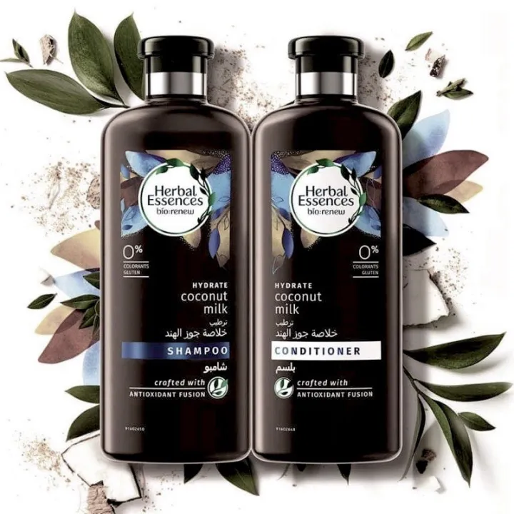 Herbal Essences BioRenew Coconut Milk Shampoo and Conditioner - 400mL ...