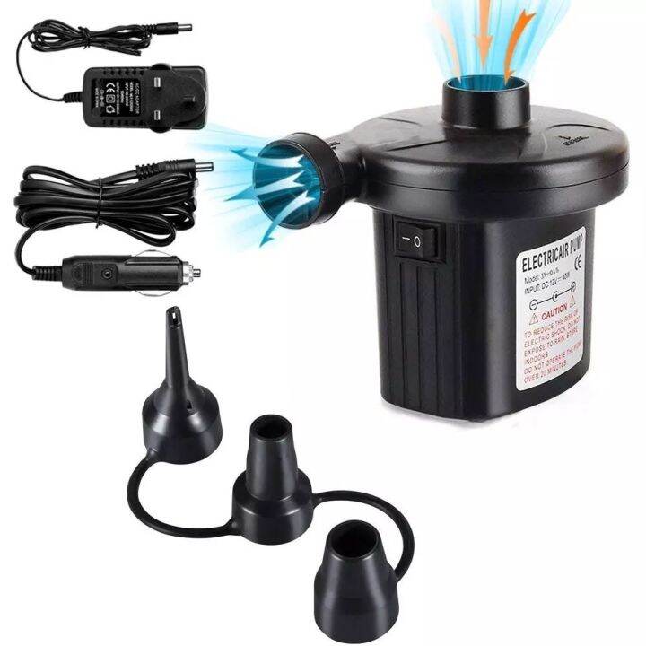 Original Two Way Electric Air Pump Air Compressor Portable Balloon Pump ...