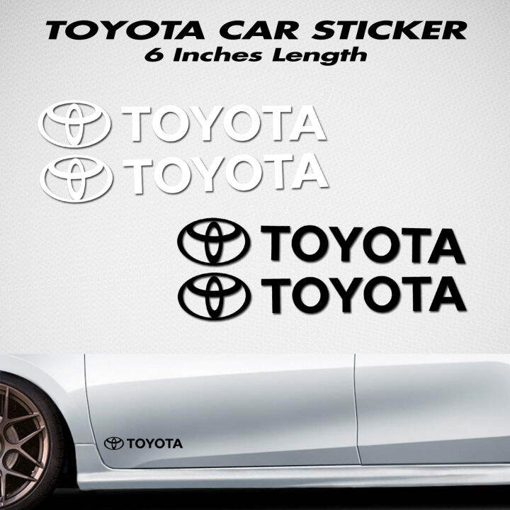 Toyota Logo Decal - Sticker Cutout personalize your car vehicle ...