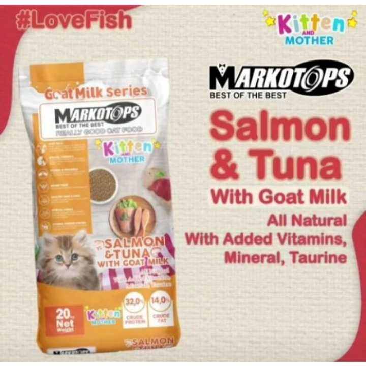 Markotops kitten and mother 800 gram SALMON TUNA with goat milk ...
