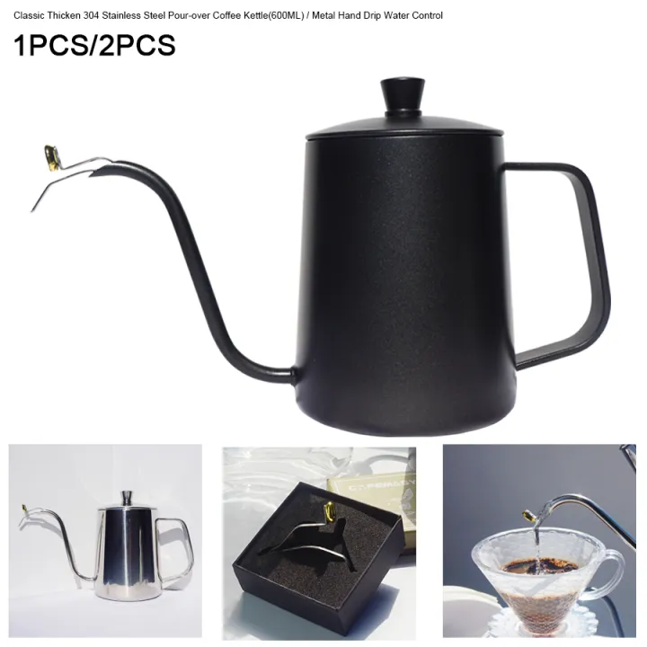 EASTEAR Teflon Thicken 304 Stainless Steel Pour-over Coffee Kettle ...