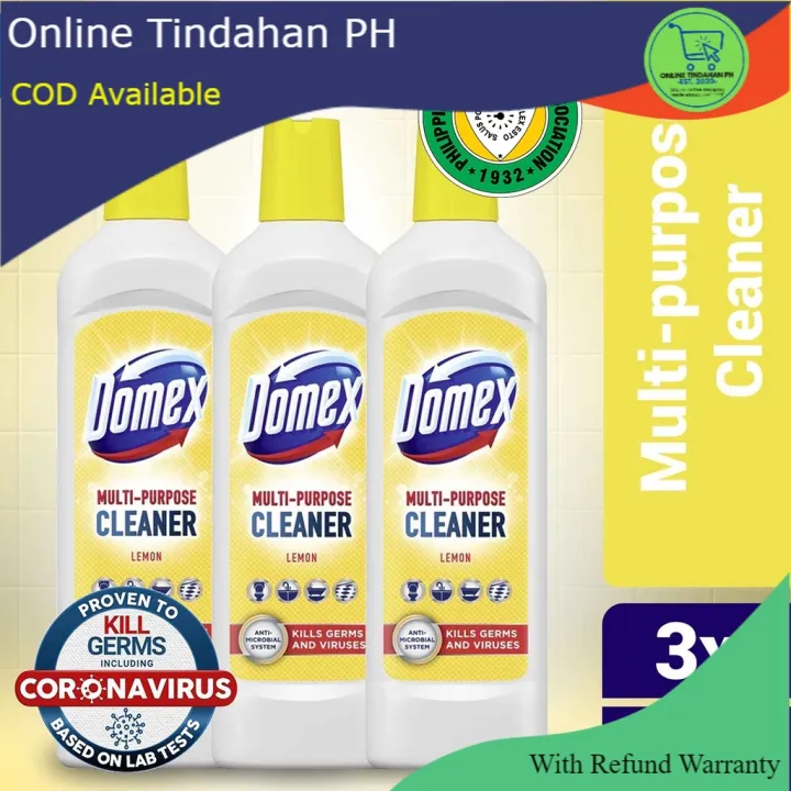 Domex Multi-Purpose Cleaner Lemon 500ml Bottle 3x | Lazada PH