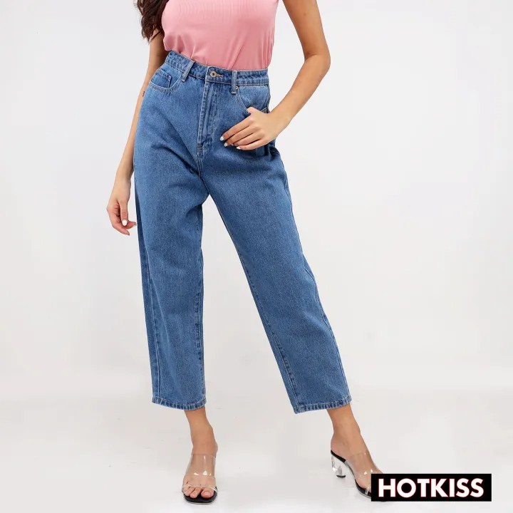 Hotkiss Denim Highwaist Mom Fit HTB30-0003 | Lazada PH