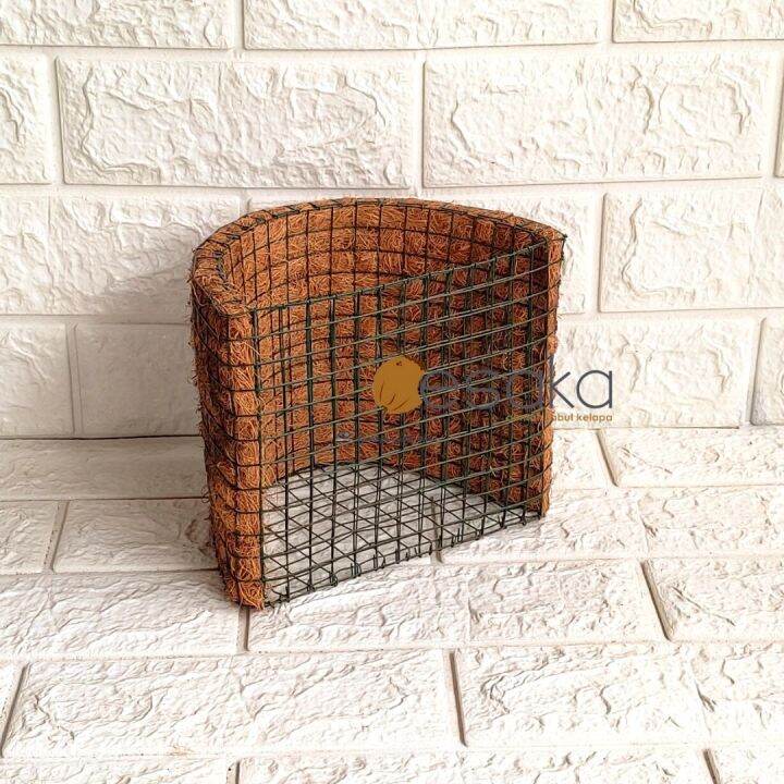 Pot anggrek tempel dinding pot tanaman sabut kelapa | Lazada Indonesia