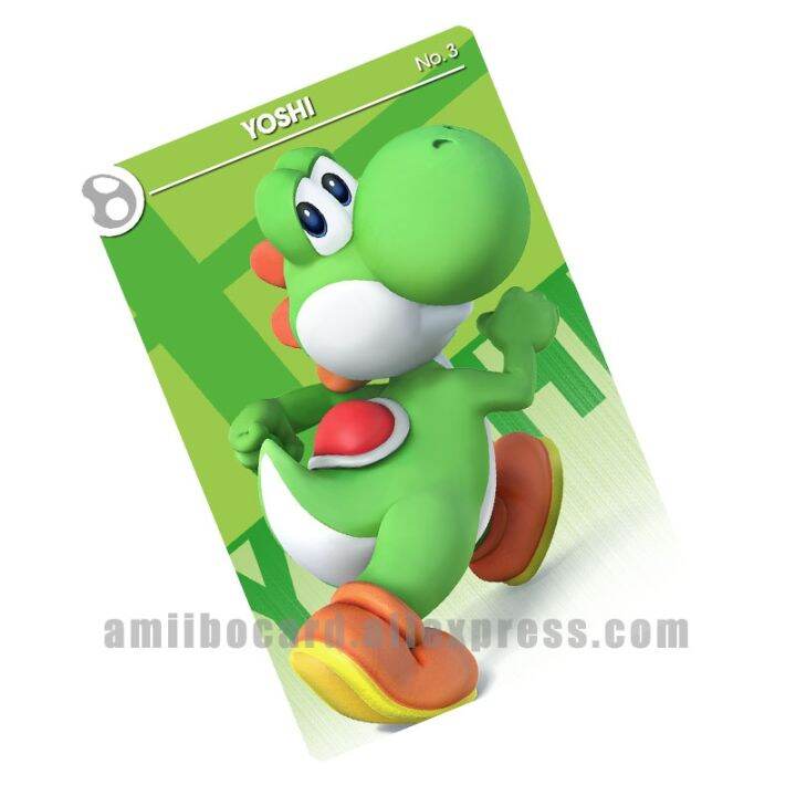 Yoshi Amiibo Card for Super Smash Bros Switch 3ds | Lazada PH