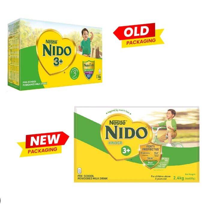 NIDO® 3+ Powdered Milk Drink For Pre-Schoolers Above 3 Years Old 2.4kg ...