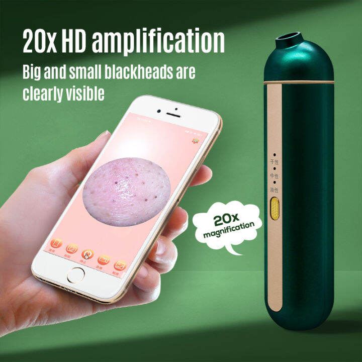 Facial Blackhead Remover ไฟฟ้าสิวทำความสะอาด Blackhead Black Point ...