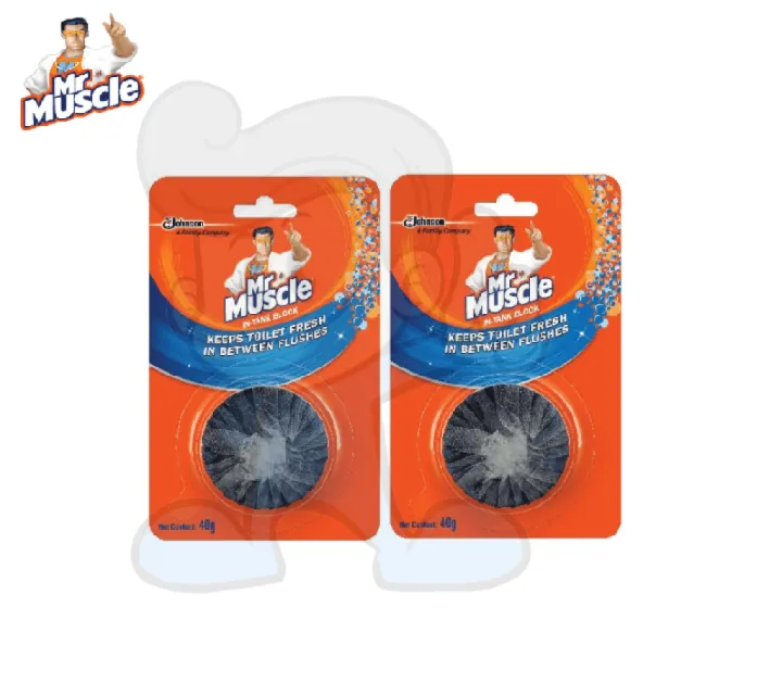 SCJ Mr Muscle In Tank Block (2 x 40 g) | Lazada PH