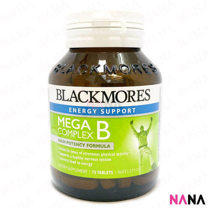 Blackmores Mega B Complex 75 Tablets (EXP:07 2024) | Lazada PH