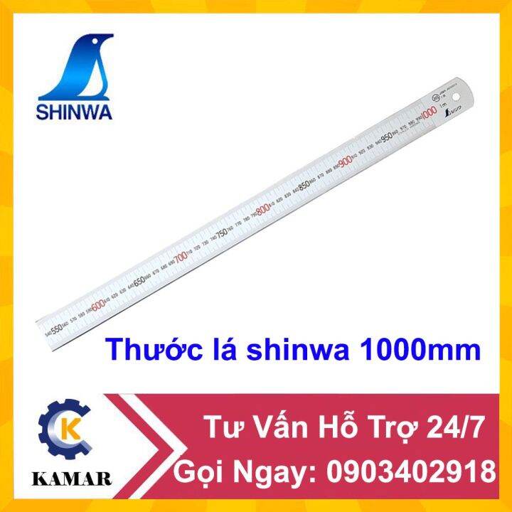 Thước lá Shinwa 1000mm Mã 13048 | Lazada.vn