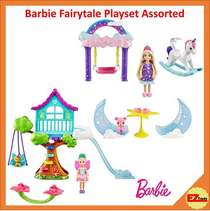Mattel Barbie Dreamtopia Chelsea Doll Fairytale Playset Assorted ...