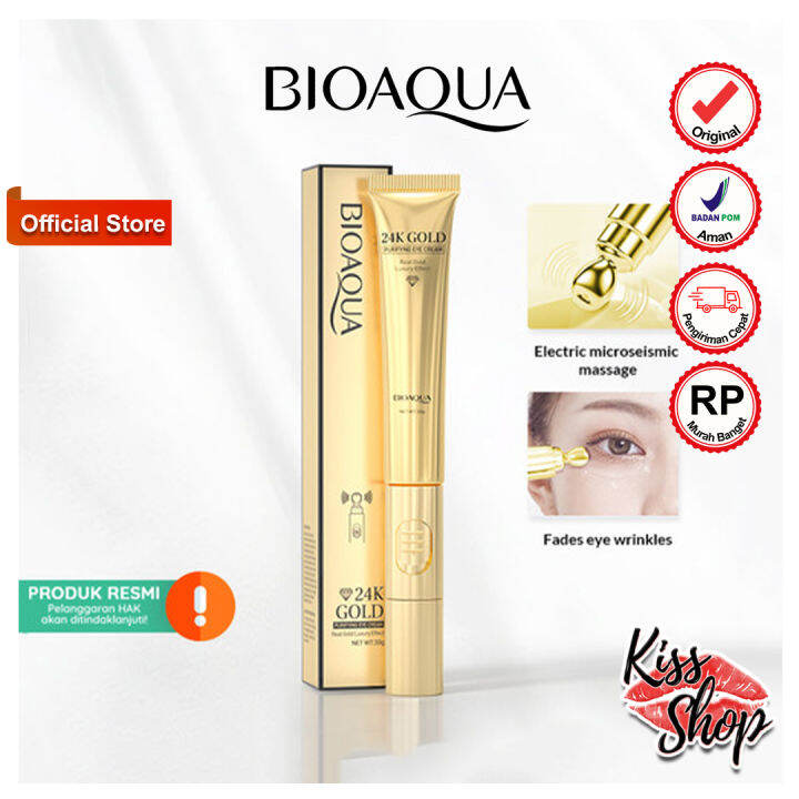 BIOAQUA 24K Gold Purrifying Eye Cream 20g | Lazada Indonesia