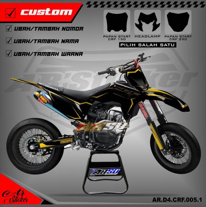 Stiker Decal CRF 150 L Full Body - Sticker Dekal Motor Honda CRF 150L ...