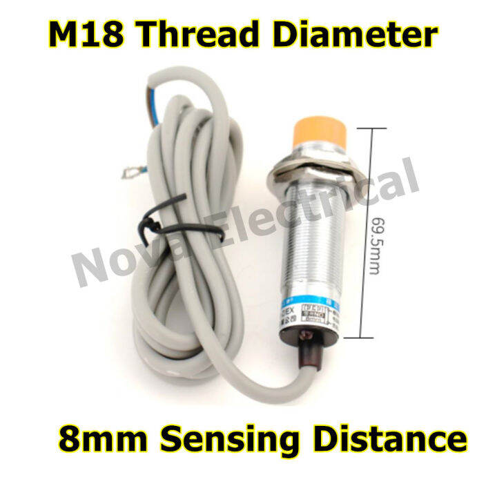 Proximity Sensor / Metal Sensor M18 Thread PNP NPN NO NC 6-36VDC / 90 ...