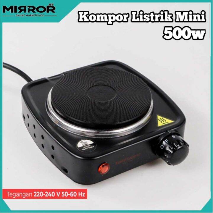 Kompor Listrik Mini Kompor Portable Hot Plate Cooking 500 W | Lazada ...