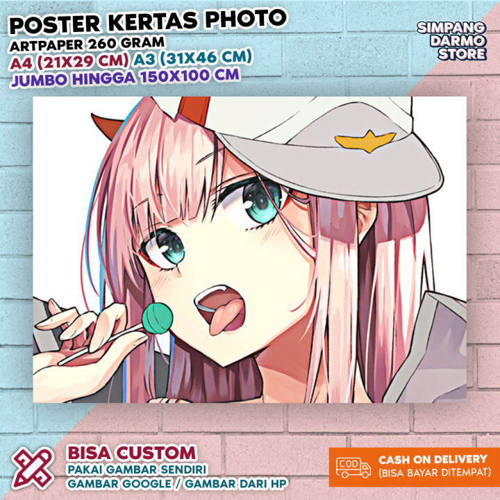 Poster Anime Darling in the FranXX Zero Two 02 Terbaru Tersedia ...