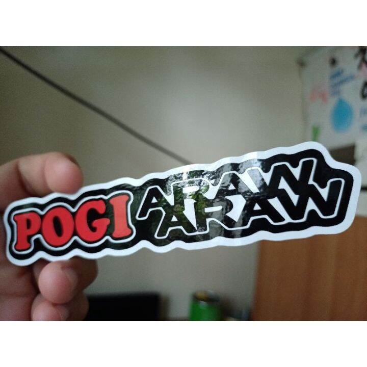 Sticker for motorcycle non fading super strong and quality sticker POGI ...