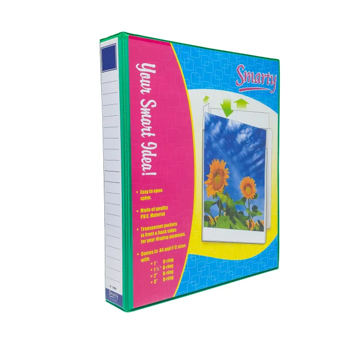 1" Inch A4/Short 3 Ring D-Type Binder Folder | Lazada PH
