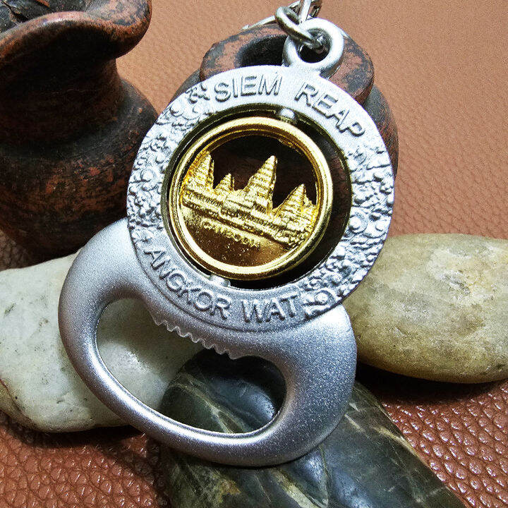 Cambodia Keychain Tourist Spots Culture Souvenir Key Holder Gifts ...