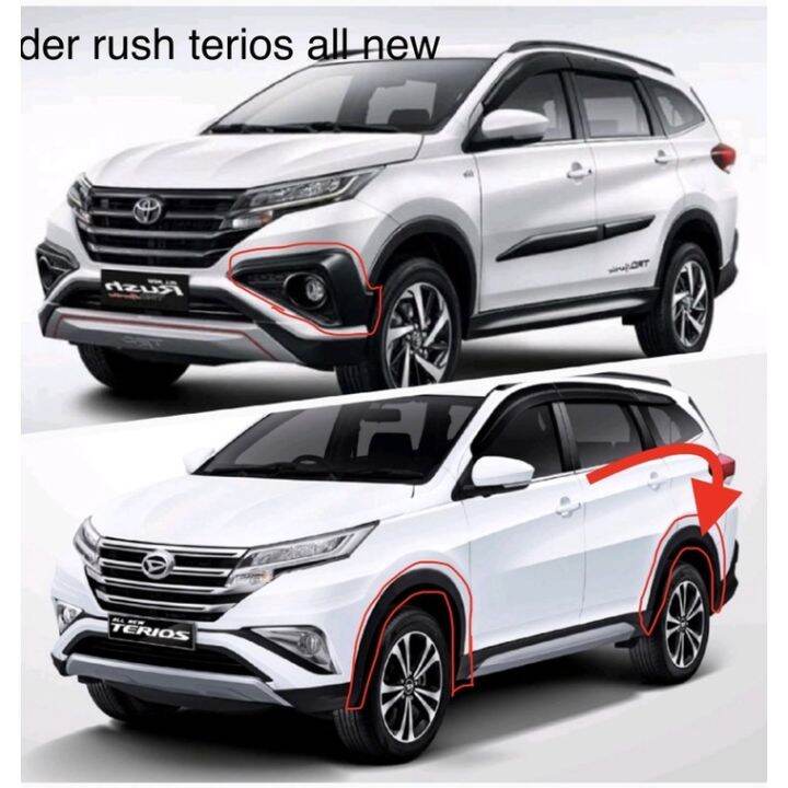 over vender fender rush terios all new 2019 2020 2021 2022 original ...