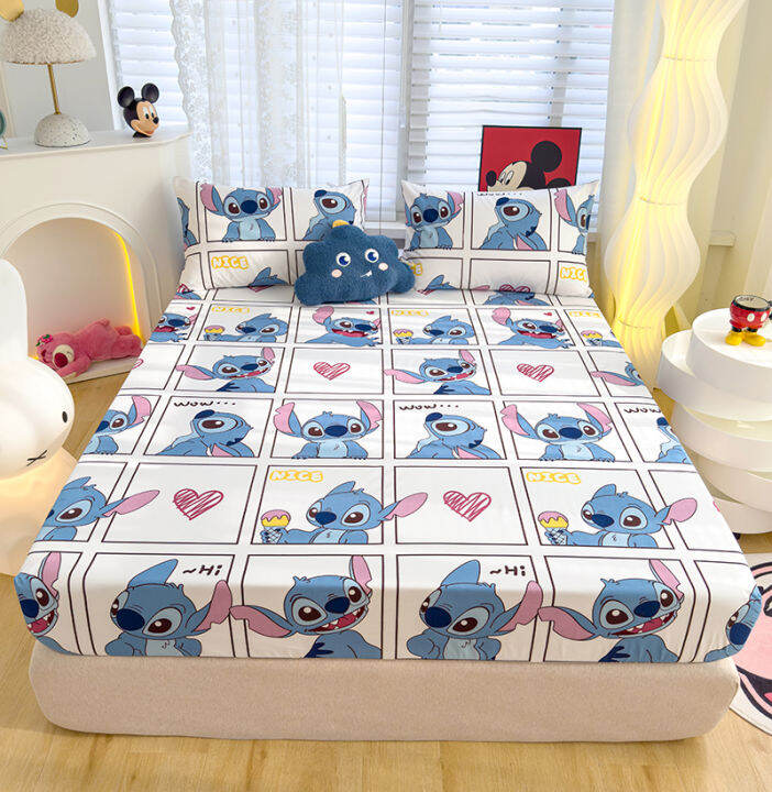 Toy Story Winnie the Pooh Bedsheet with Garter Disney Stitch ...