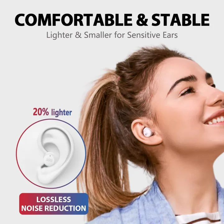 QCY T17 Bluetooth Earphone 5.1 Wireless Earbuds Touch Control Low ...