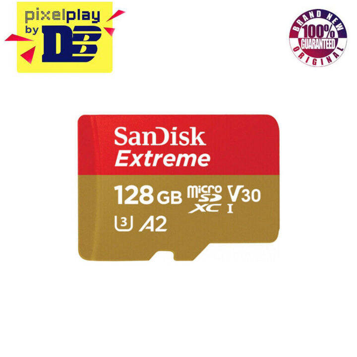 Sandisk Extreme 128GB 190MB/S MICROSDXC UHS-i Card (SDSQXAA-128G-GN6MN) | Lazada PH