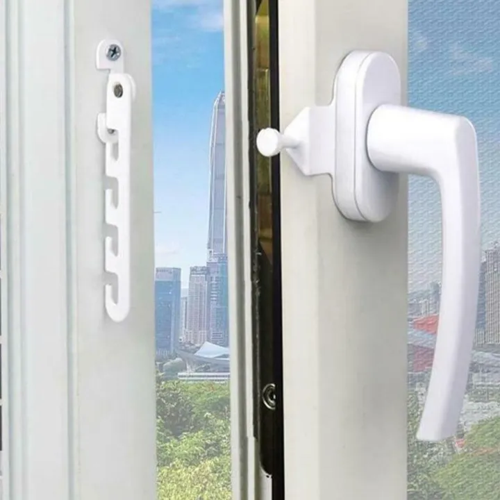 Adjustable Window Limiter Latch Wind Brace Stay Position Sash Blocking ...