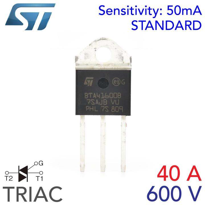 STMicroelectronics TRIAC ไตรแอค 40A 600V (BTA41-600B) | Lazada.co.th