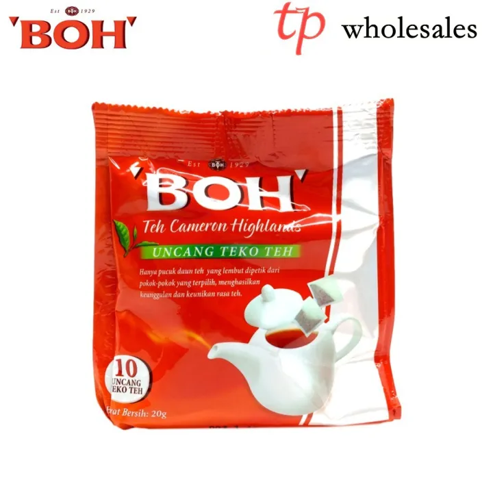 BOH CAMERON HIGHLANDS TEA POTBAG 10'S | Lazada