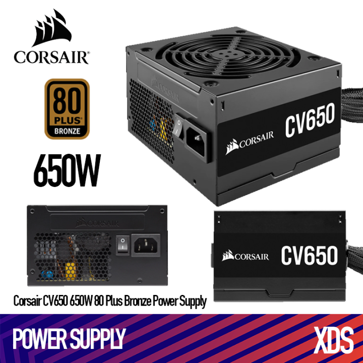 Corsair CV650 650w 80 Plus bronze Power Supply | Lazada PH