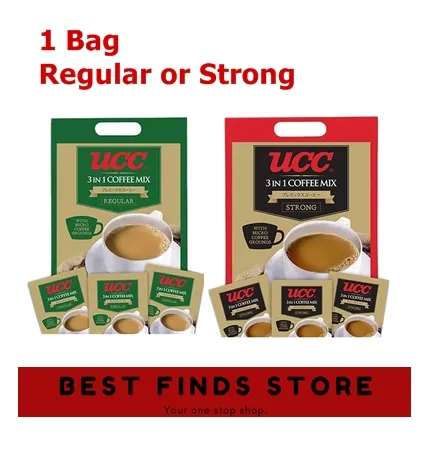 UCC 3 in 1 Instant Coffee Mix | Strong and Regular | 20 Sachets / bag | Lazada PH