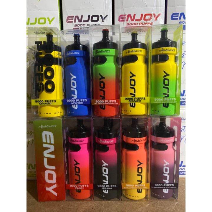 Ecigs ENJOY 9000 Puffs Aladdin Pro 650mAh 9k Puffs | Lazada PH