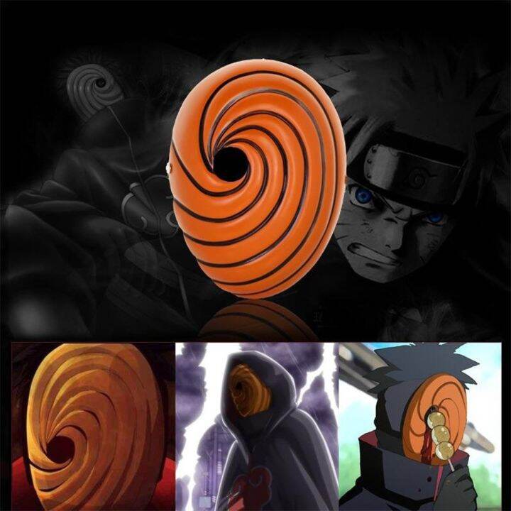 [Good]Naruto Anime Naruto Mask Akatsuki Uchiha Mask Mask Tobi Obito ...