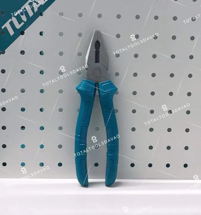TOTAL Combination pliers 8" SS THT110812 | Lazada PH
