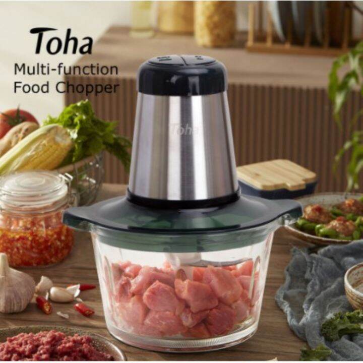 New 2023 Toha Multifunction Electric Food Chopper 2L Capacity | Lazada PH