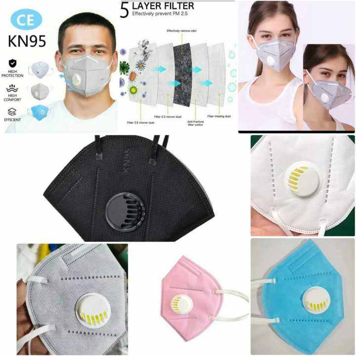 masker kn 95 respirator bisa dicuci pakai ulang harga untuk 1pack isi 10pcs | Lazada Indonesia