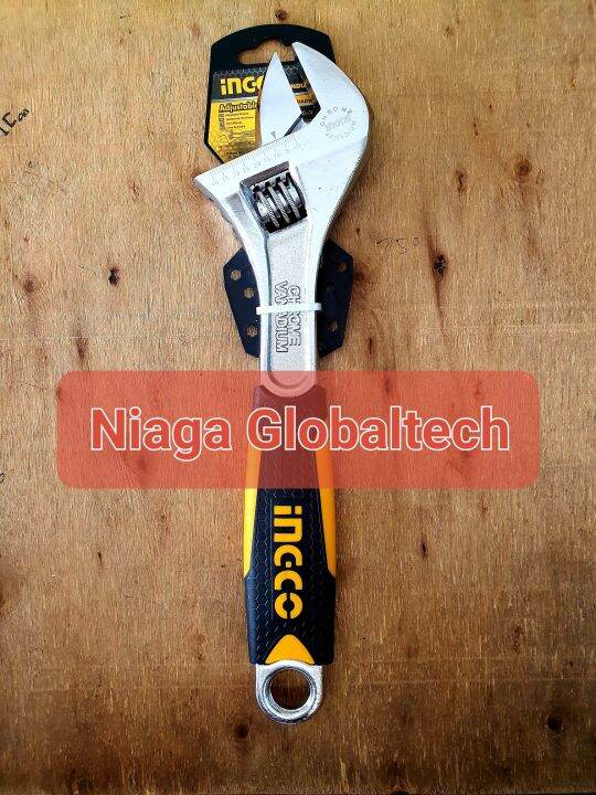 INGCO KUNCI INGGRIS 10" 10IN ADJUSTABLE WRENCH INDUSTRIAL INGCO ...