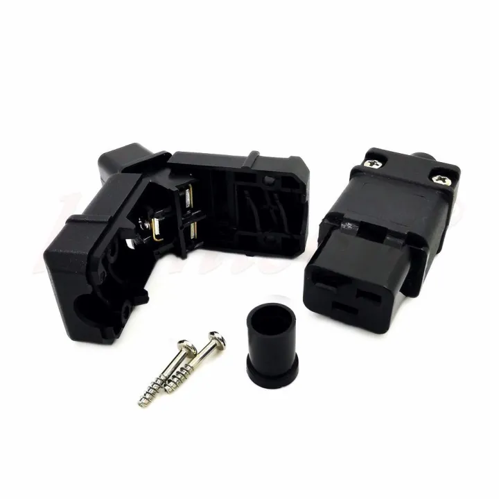 C19 Rewirable Plug PDU UPS 16A 250V IEC320 C19 DIY Power Connector ...