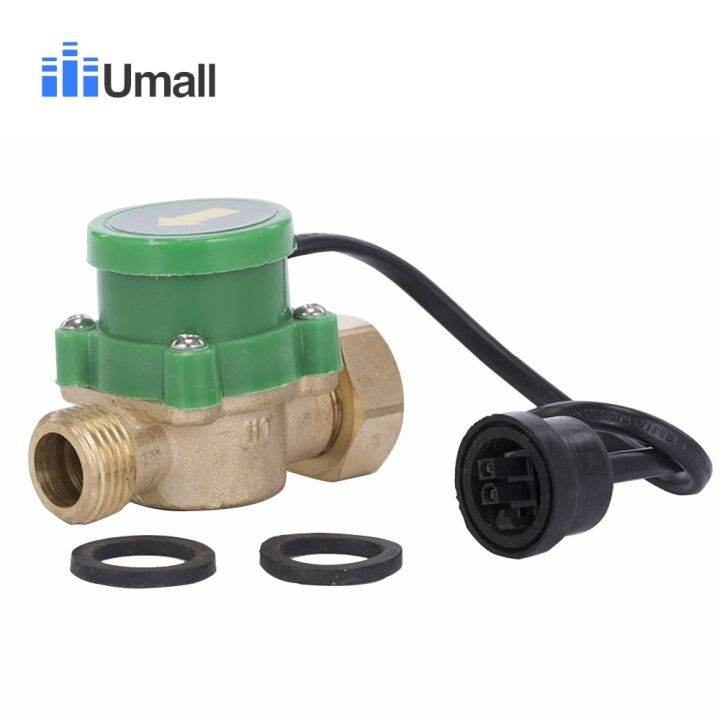 HT200 G1/2 20MM Water Pump Flow Sensor Switch Pressure Full Copper Home ...